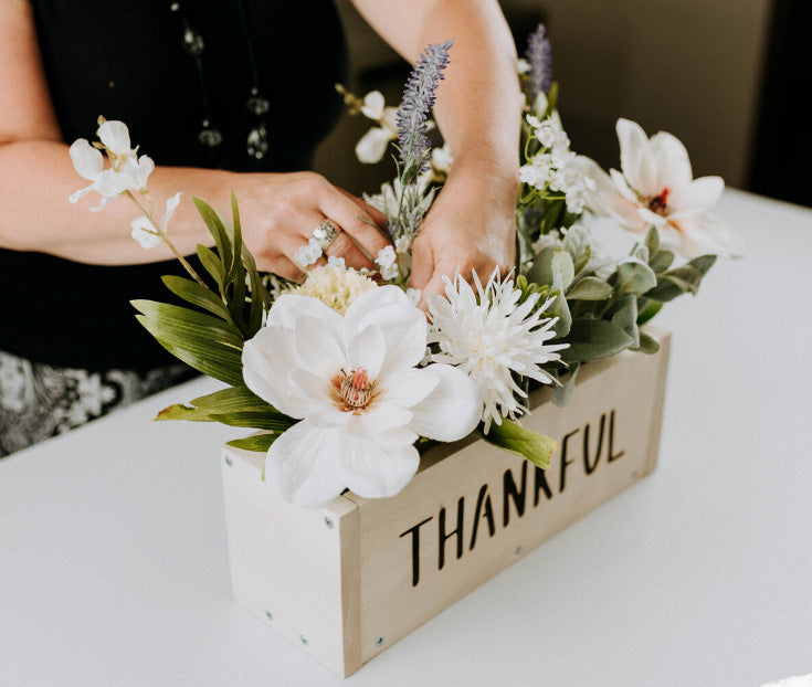 DIY Thankful/Blessed Box – BurnStencil
